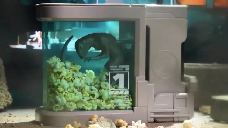JURASSIC WORLD REBIRTH Unleashes a Baby Raptor Popcorn Bucket — GeekTyrant