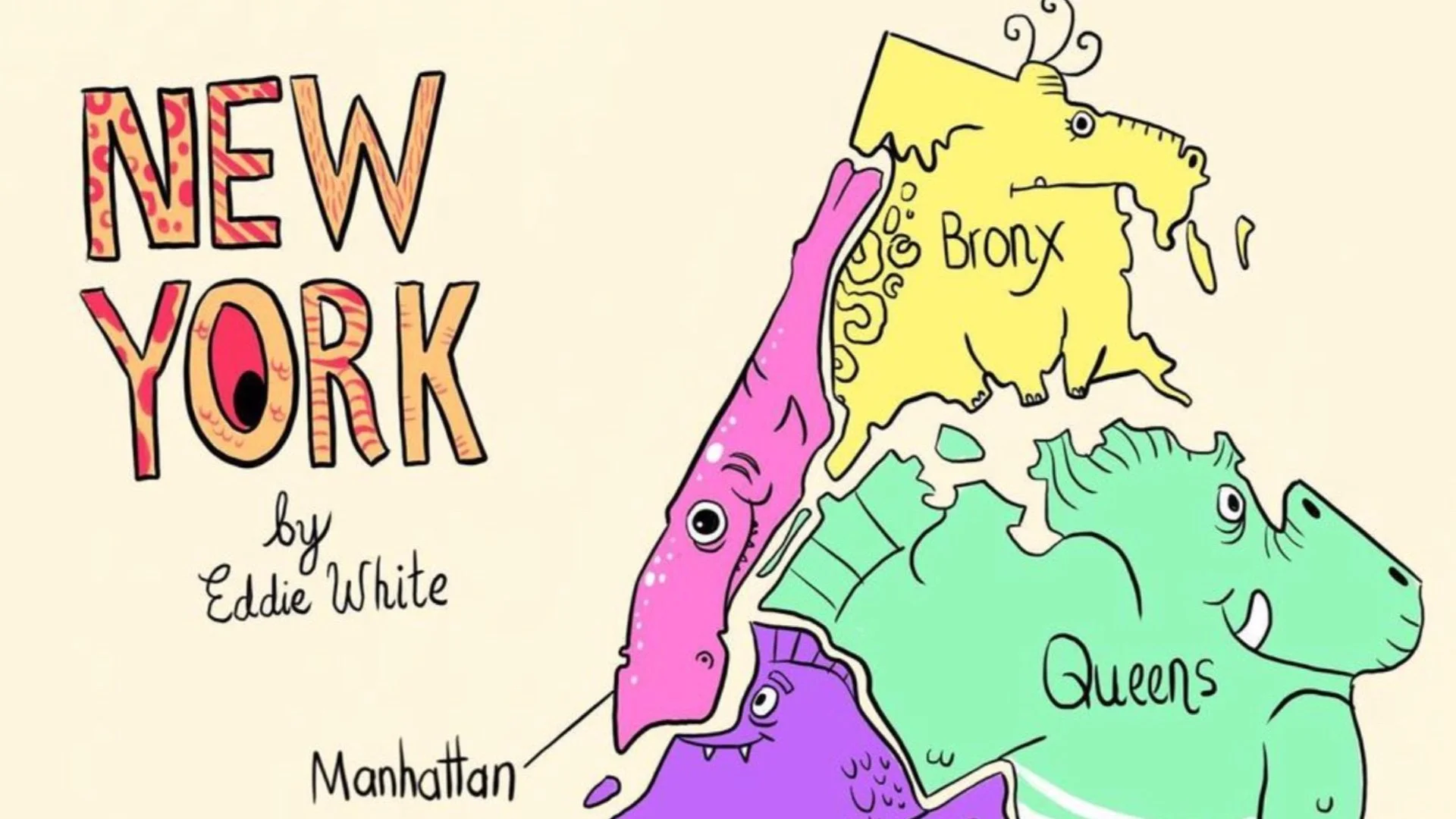 Cool Art Reimagines Geographical Maps as Fun Monsters and Creatures ...