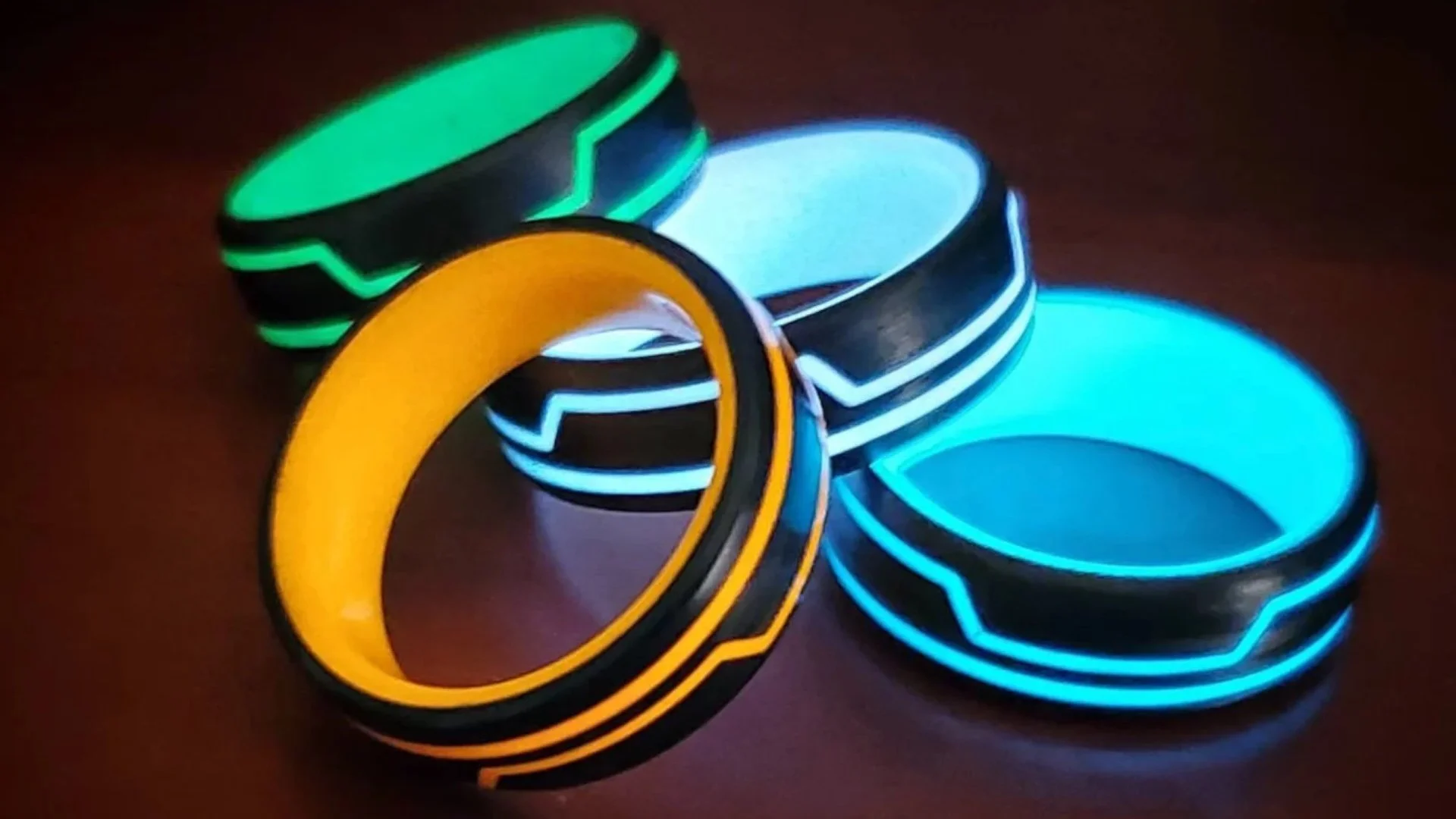 TRON Lightcycle-Inspired Glowing Wedding Bands — GeekTyrant