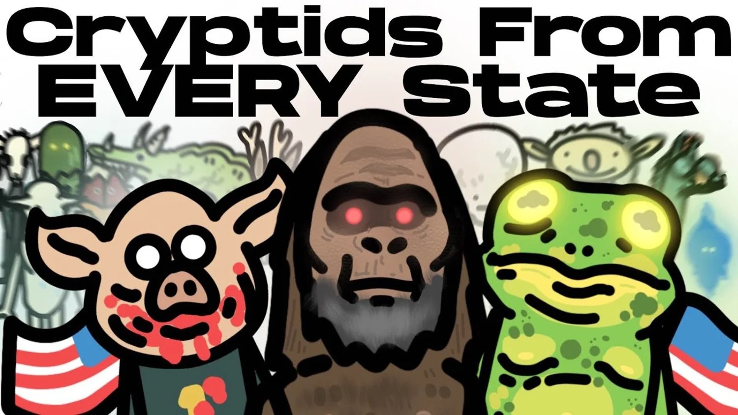 Cryptids From Every State in America Explored in Fun Video — GeekTyrant