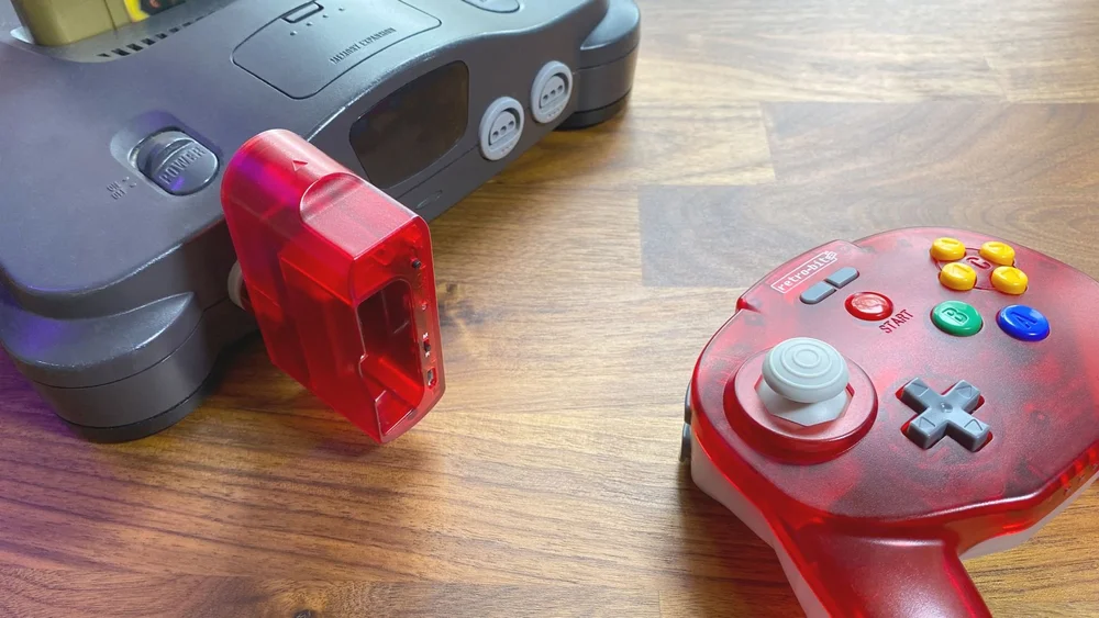 Retro-Bit's Tribute64 Wireless Controller Now Available in Red — GeekTyrant