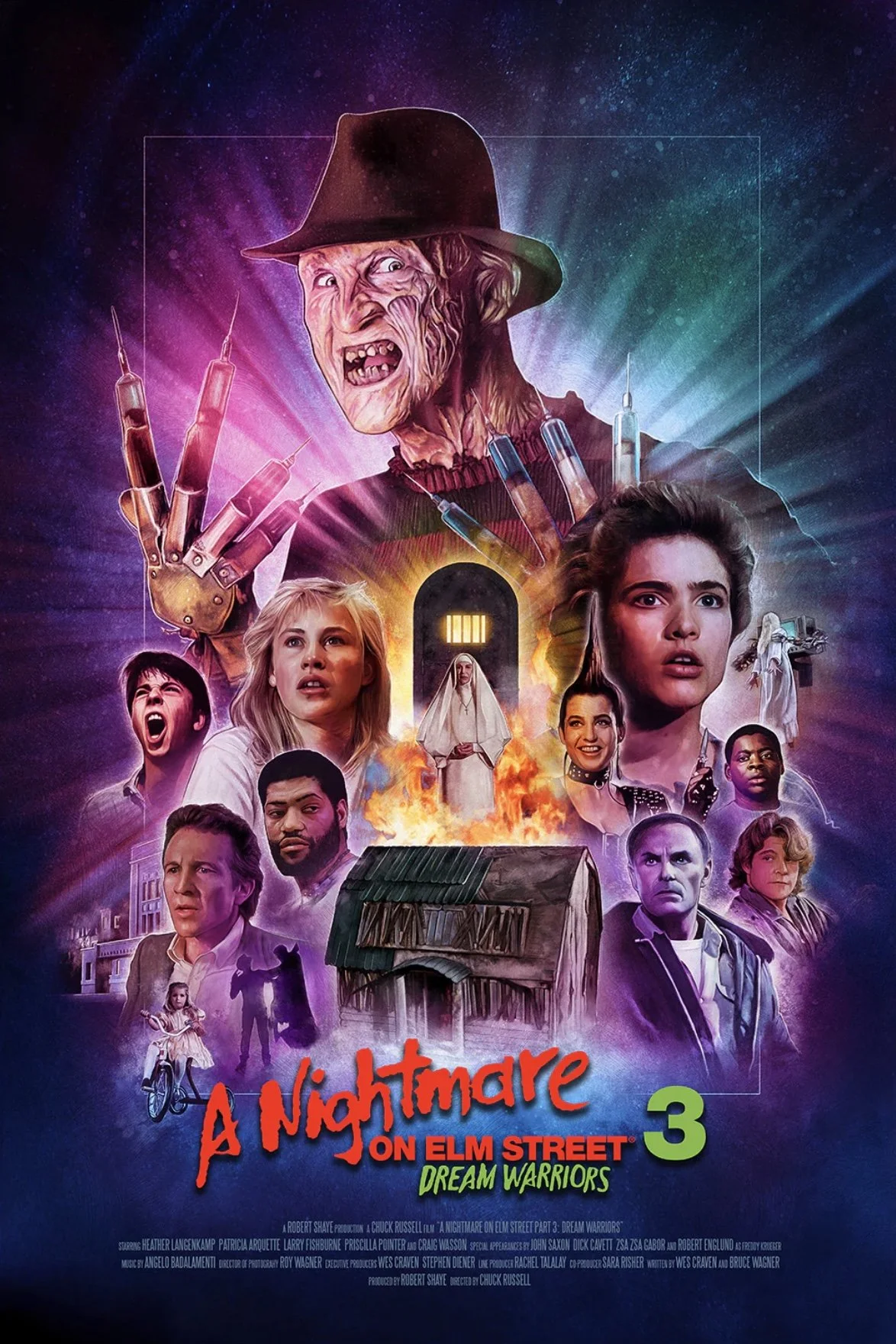 A NIGHTMARE ON ELM STREET 3: DREAM WARRIORS Poster Art From Artist Rich Davis "Welcome To Prime ...
