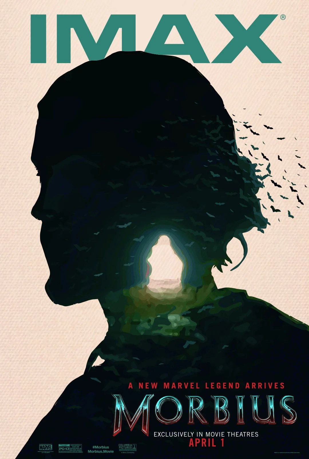 IMAX Shares Poster Art For Sony's Marvel Movie MORBIUS — GeekTyrant