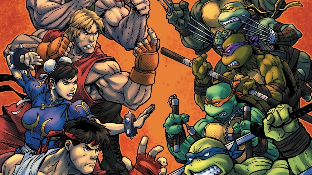 TEENAGE MUTANT NINJA TURTLES VS. STREET FIGHTER Comic Miniseries Series ...
