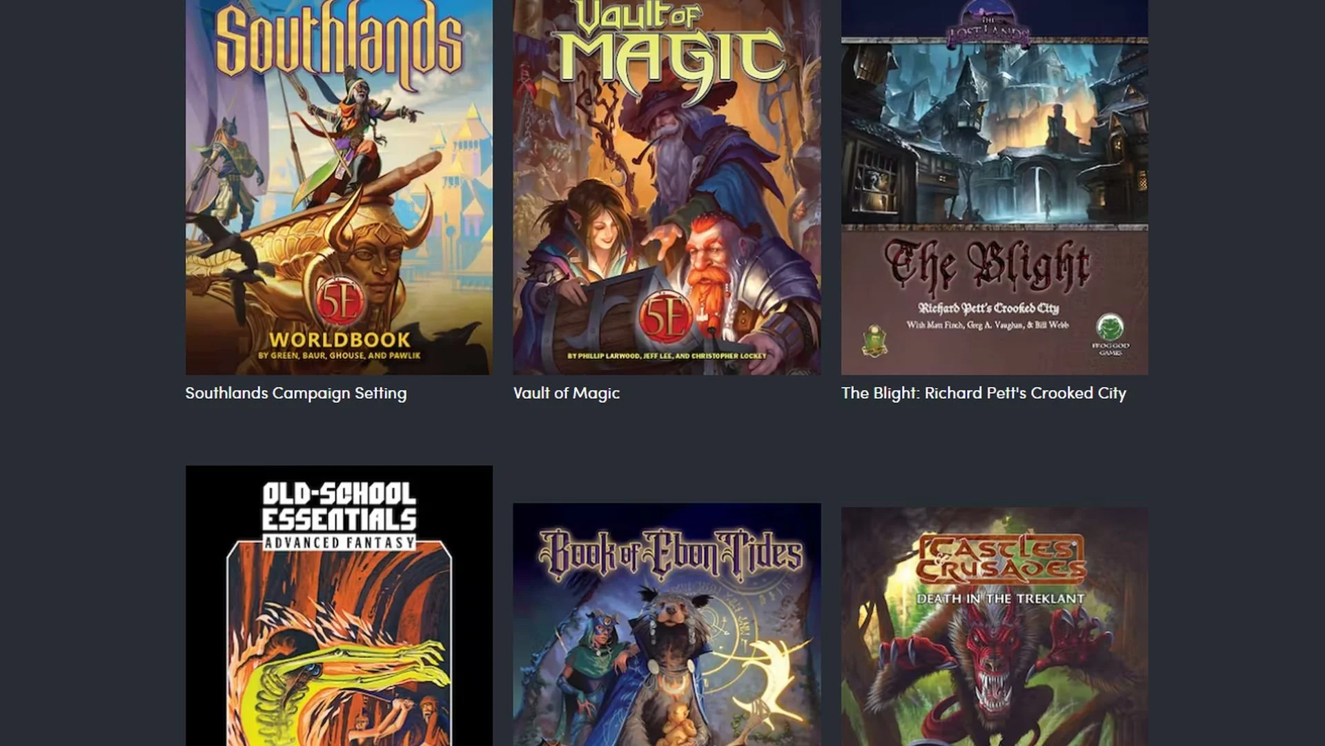 Grab Tons of TTRPG PDFs with a New Humble Bundle — GeekTyrant