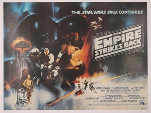 Rare STAR WARS: THE EMPIRE STRIKES BACK "Gone With the Wind" Poster ...