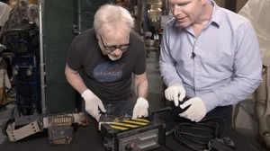 Adam Savage Examines The Original GHOSTBUSTERS Ghost Trap Prop and How ...