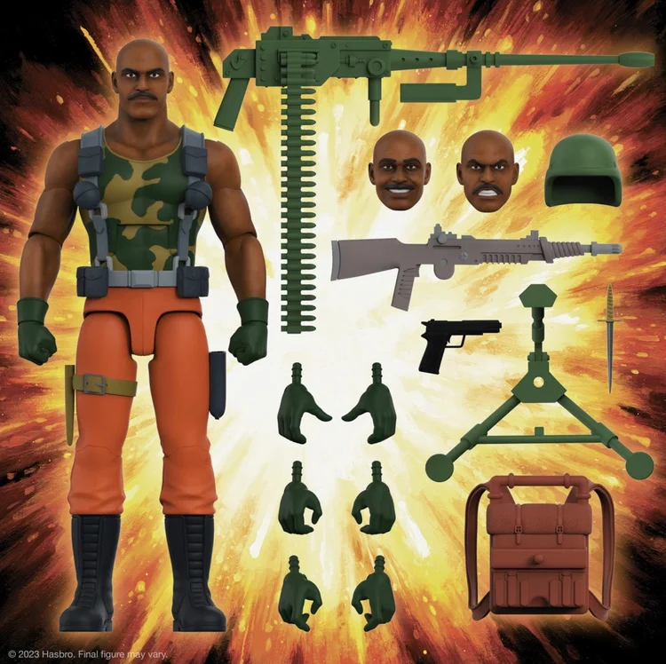 New G.I. Joe Ultimates Action Figures From Super7 - Roadblock, Crimson ...
