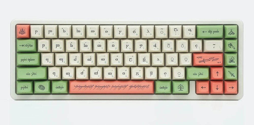 Learn to Type in Elvish and Dwarvish With These Keycap Sets — GeekTyrant