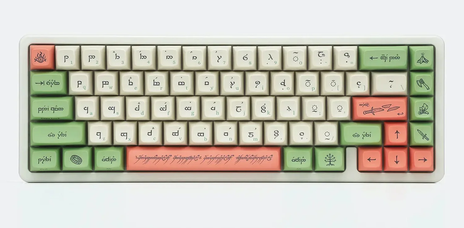 Learn to Type in Elvish and Dwarvish With These Keycap Sets — GeekTyrant
