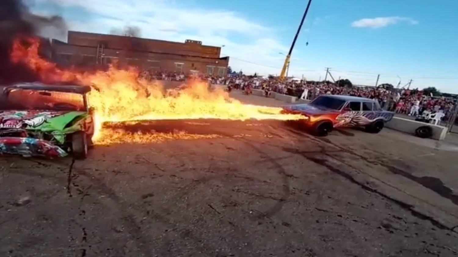 This Customized Lada 1600 Sadan Has Been Customized with Flamethrower ...