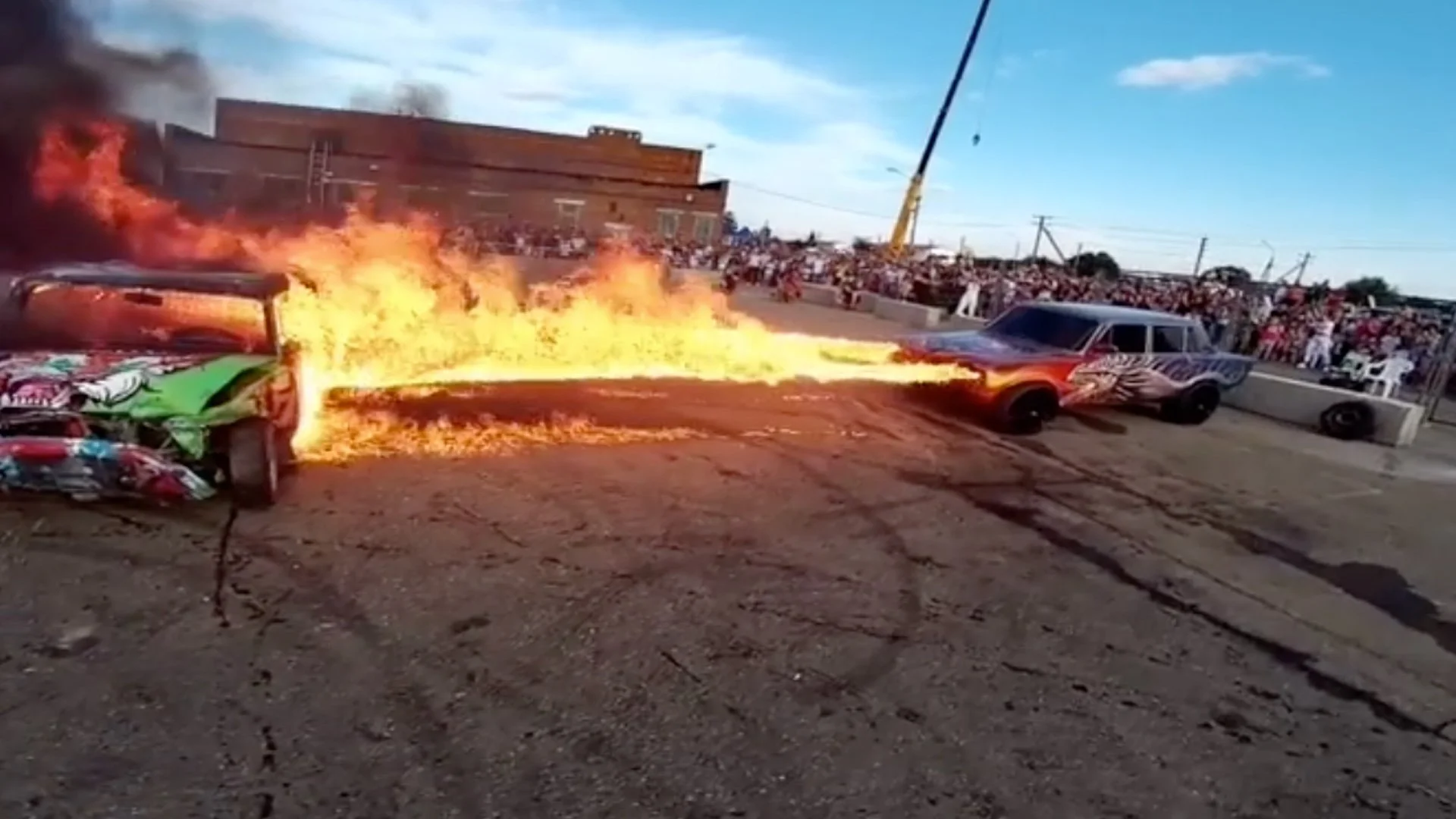 This Customized Lada 1600 Sadan Has Been Customized with Flamethrower ...