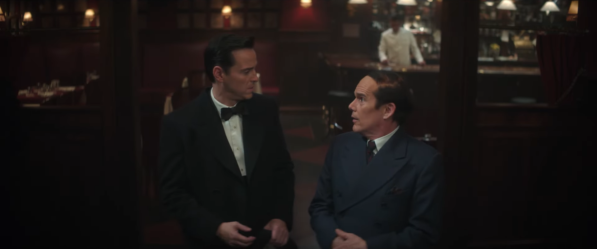 Delightful Trailer for Richard Linklater's BLUE MOON Starring Ethan Hawke and Margaret Qualley ...