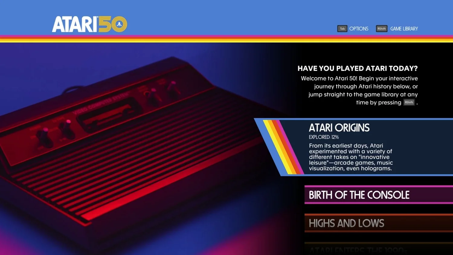 Explore Part of Video Game History with ATARI 50: THE ANNIVERSARY ...