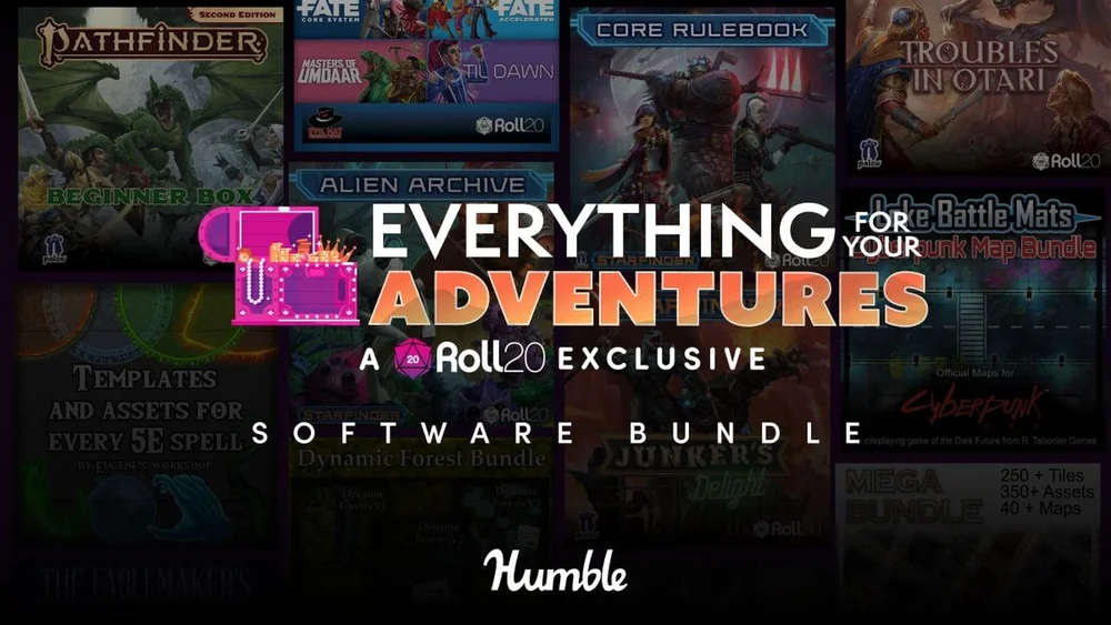 Humble Bundle and Roll20 Offer TTRPG Goodies at Great Price — GeekTyrant