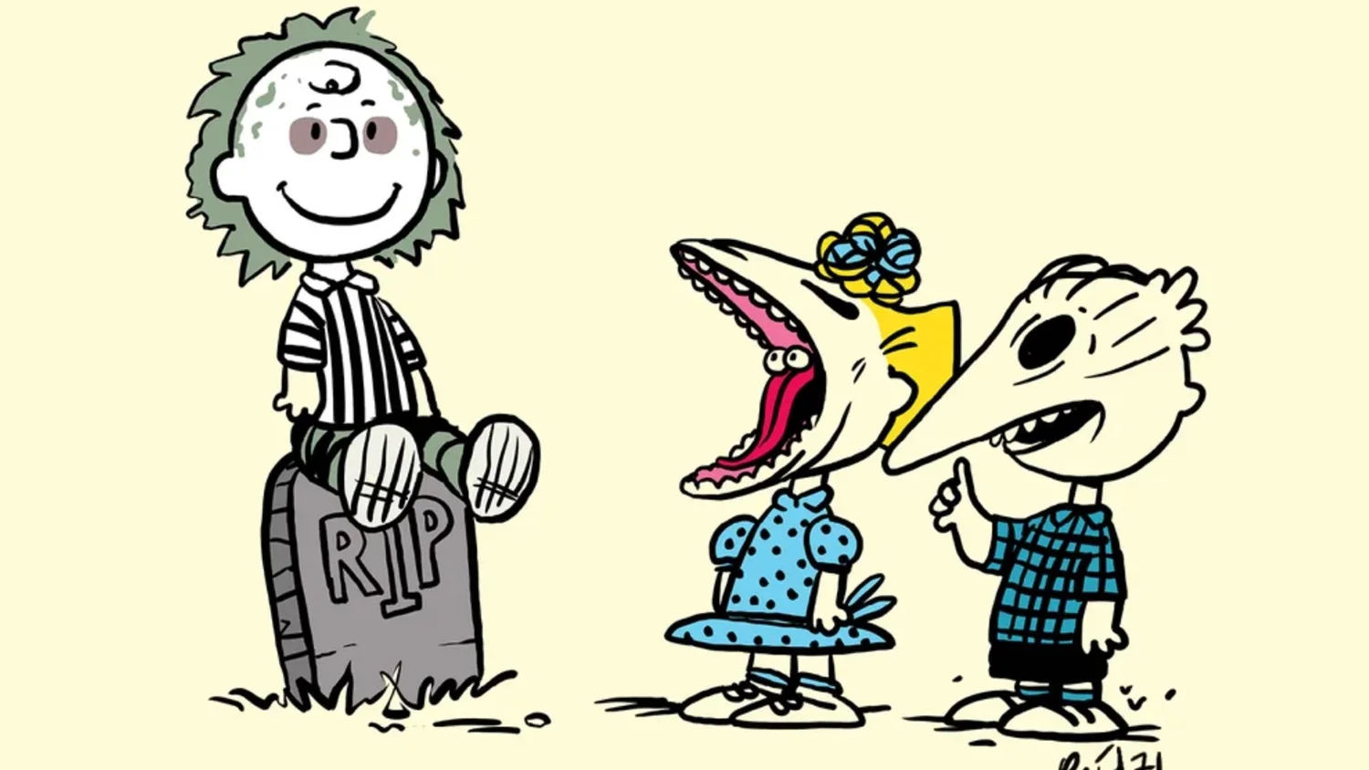Charlie Brown and The Gang Crossover With Horror Movies in Fun Series ...