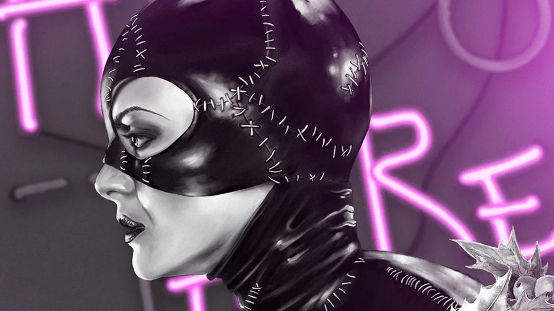 BATMAN RETURNS Cat Woman Poster Art "Nine Lives" Created By Artist ...