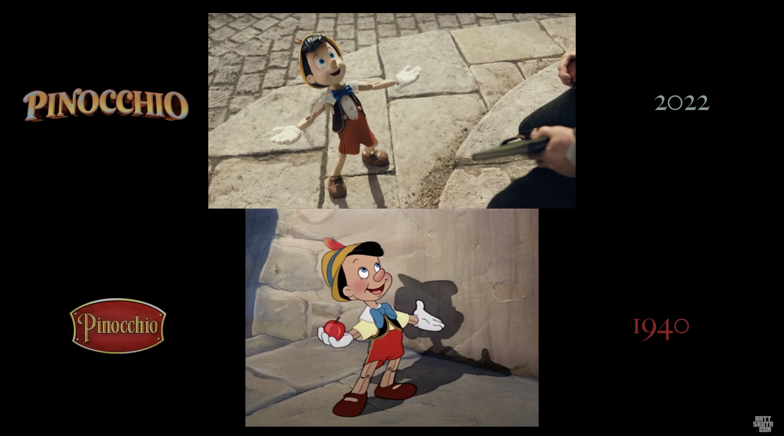 Cool Video Offers a Side-by-Side Comparison of Disney's Original ...