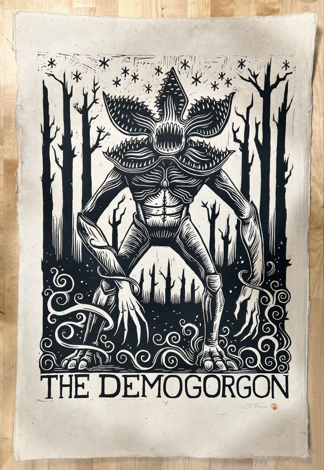 Celebrate STRANGER THINGS Day With New Demogorgon Art Print By Attack ...