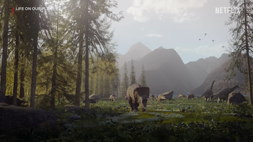 Visually Stunning Trailer for Netflix's Prehistoric Docuseries LIFE ON ...