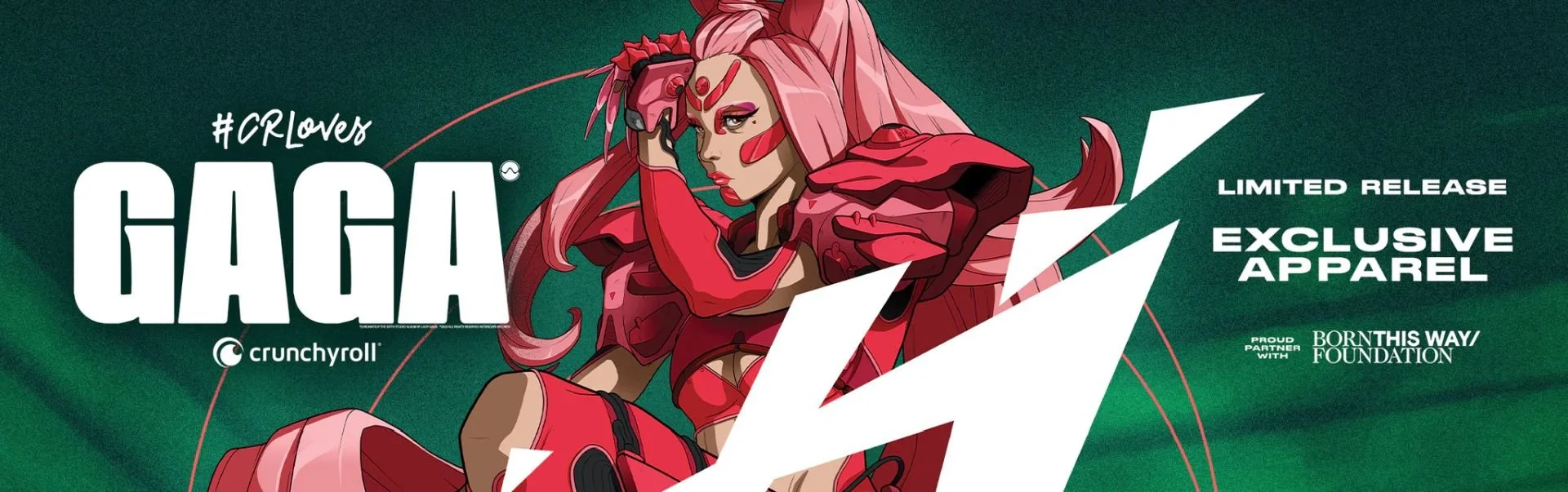 Lady Gaga And Crunchyroll Team Up For CHROMATICA Streetwear Collection — GeekTyrant