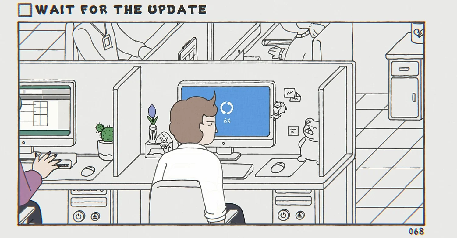 Review: While Waiting Feels Like Purgatory — GeekTyrant