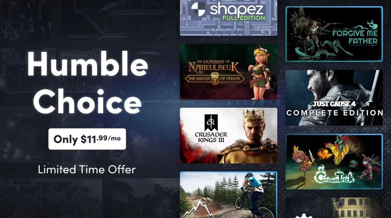 September's List of Games for Humble Choice Members is Awesome — GeekTyrant