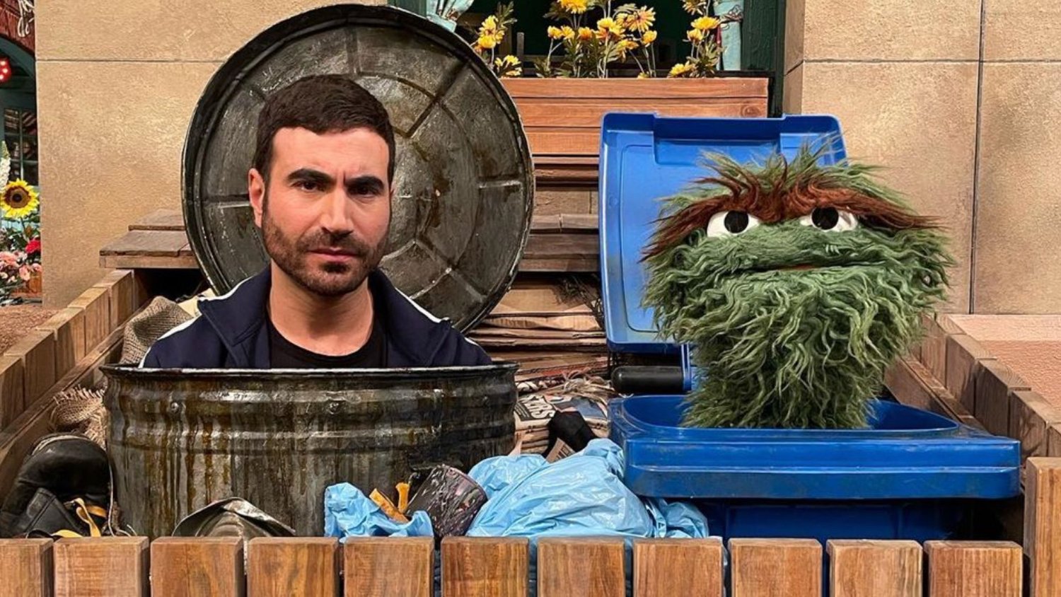 TED LASSO's Roy Kent Takes Over Oscar The Grouch's Trash Can in SESAME ...