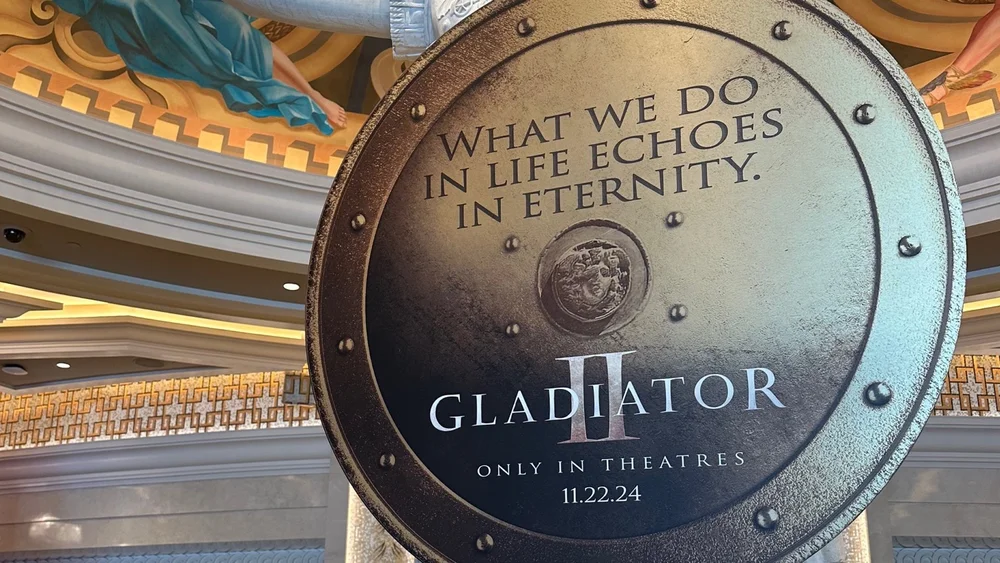 The Logo For Ridley Scott's GLADIATOR 2 - “What We Do in Life Echoes in ...