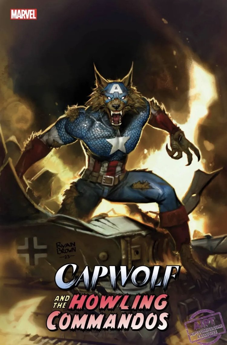 Werewolf Captain America is Back For New Marvel Comics Series CAPWOLF & THE HOWLING COMMANDOS ...