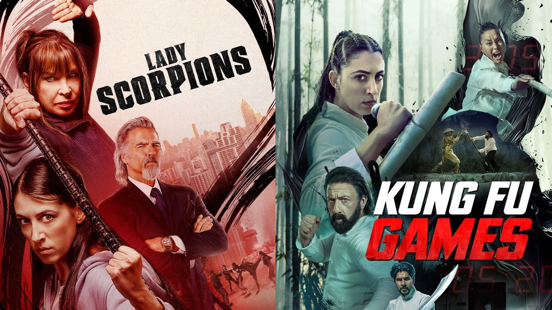 Trailers For The Double Feature Action Films LADY SCORPIONS and KUNG FU GAMES — GeekTyrant