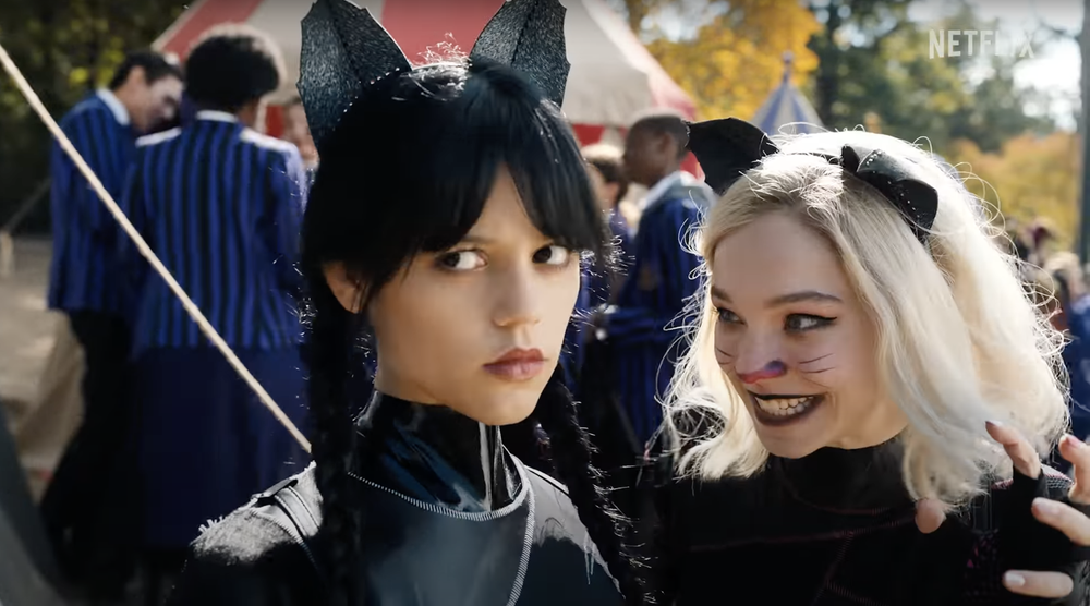 Playful Featurette For Tim Burton's Addams Family Series WEDNESDAY ...