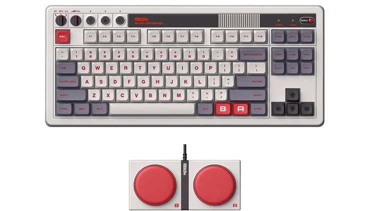 Cool Retro Keyboard Inspired By The Original Nintendo Entertainment ...