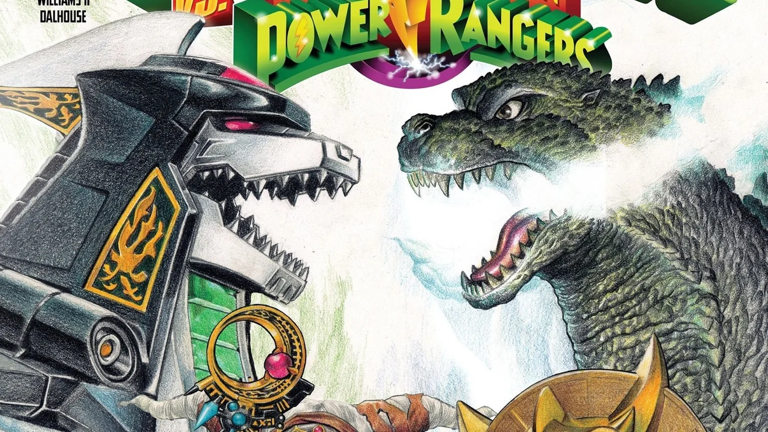 The Power Rangers Will Meet Godzilla in March via Crossover Comic ...