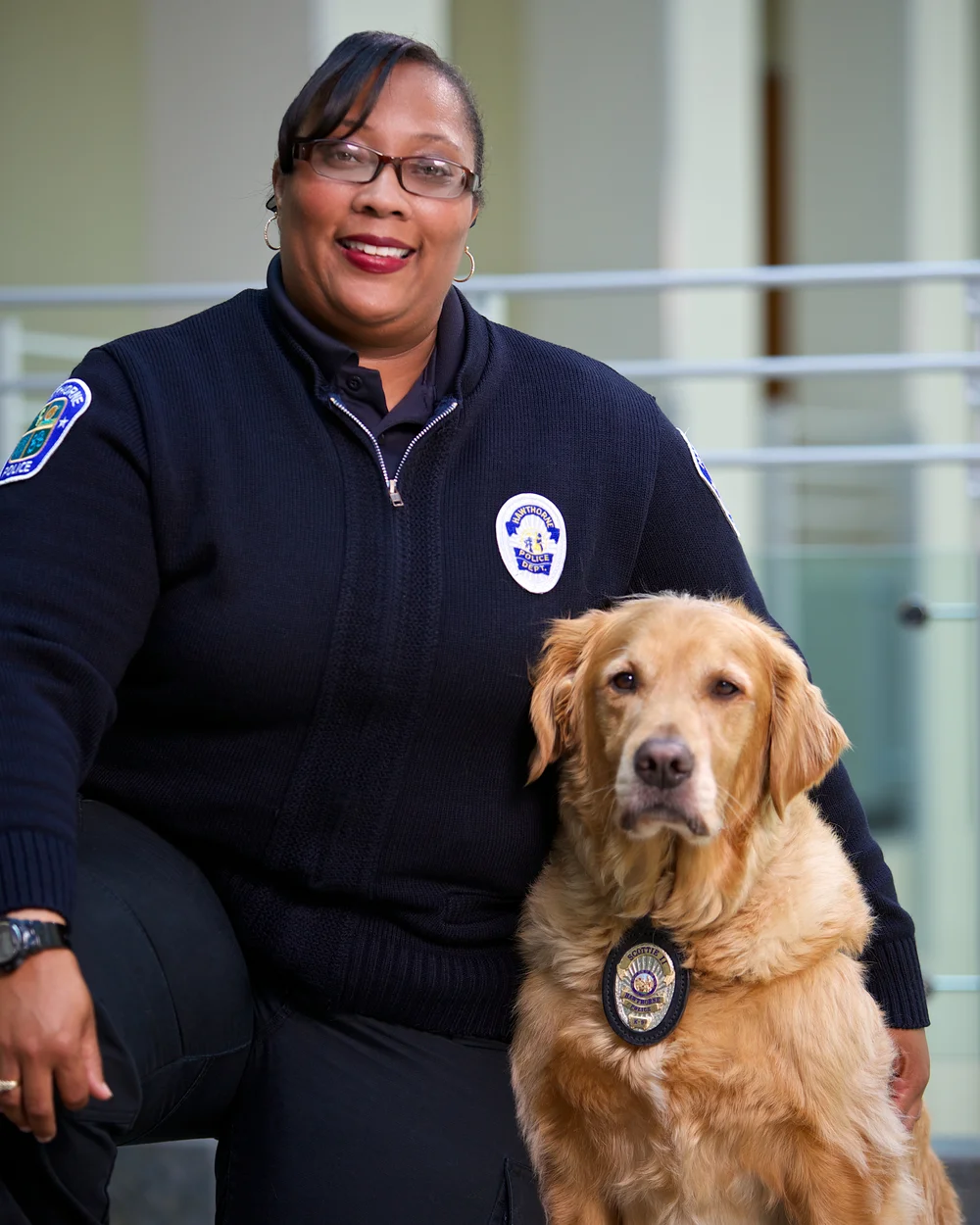 Police Facility Dog Scottie — Hawthorne police