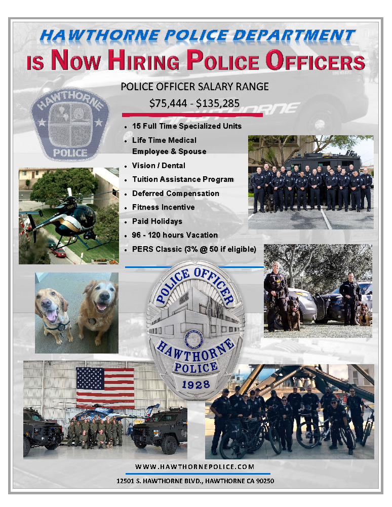 Hiring — Hawthorne police