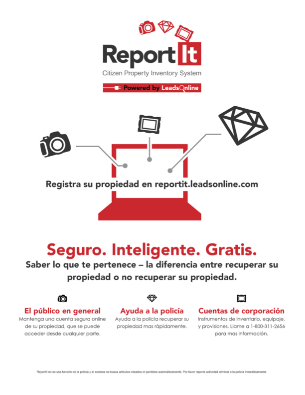 Personal Property Reporting — Hawthorne police