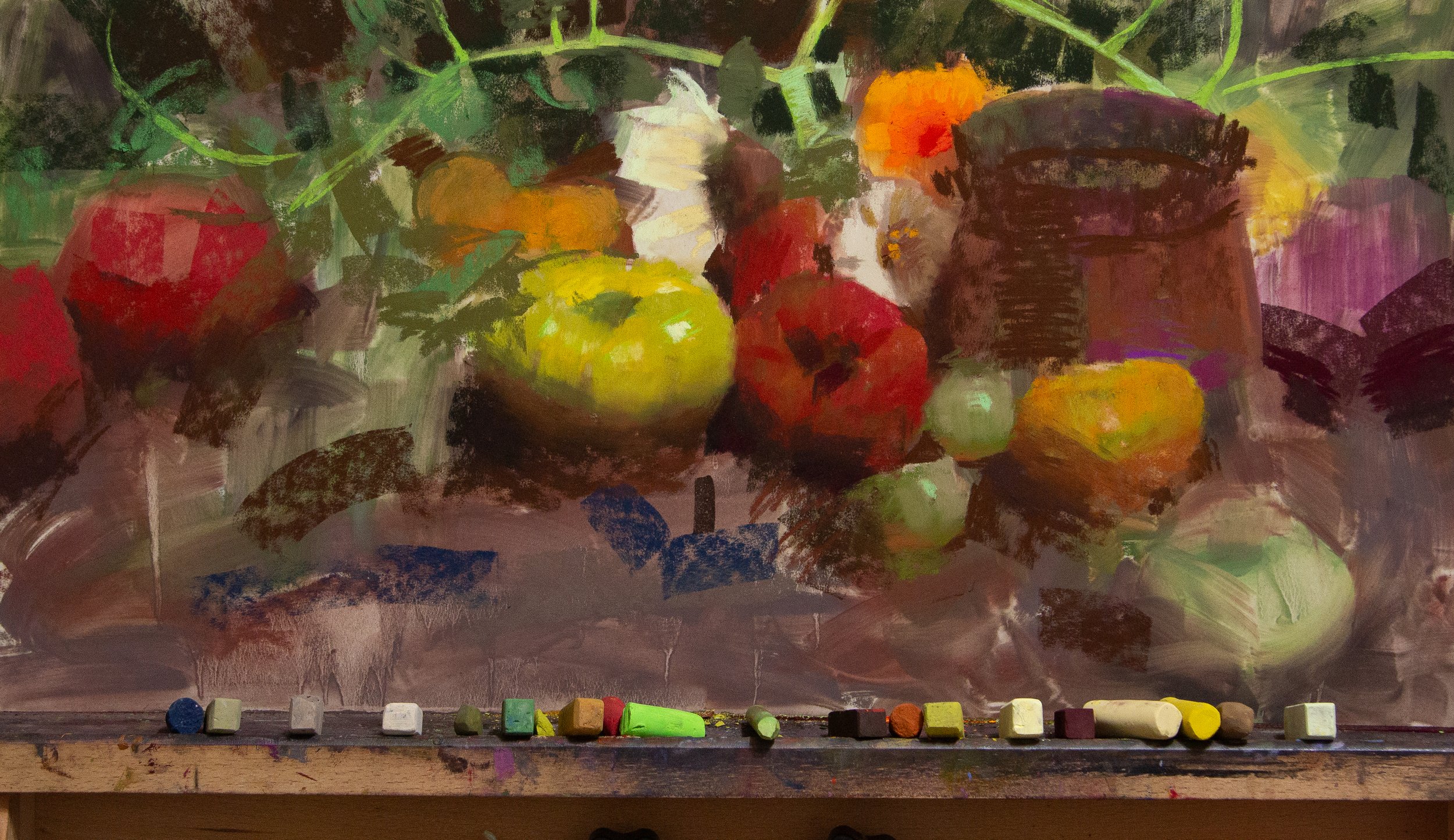 Step By Step: “Heirloom Tomatoes” — DANIEL KEYS FINE ART