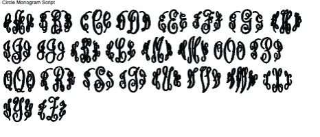 Script Monogram A