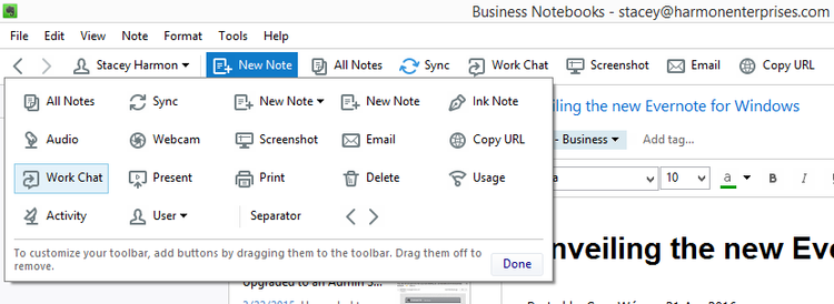 Video Tour of the New Evernote for Windows [v6.0.4]