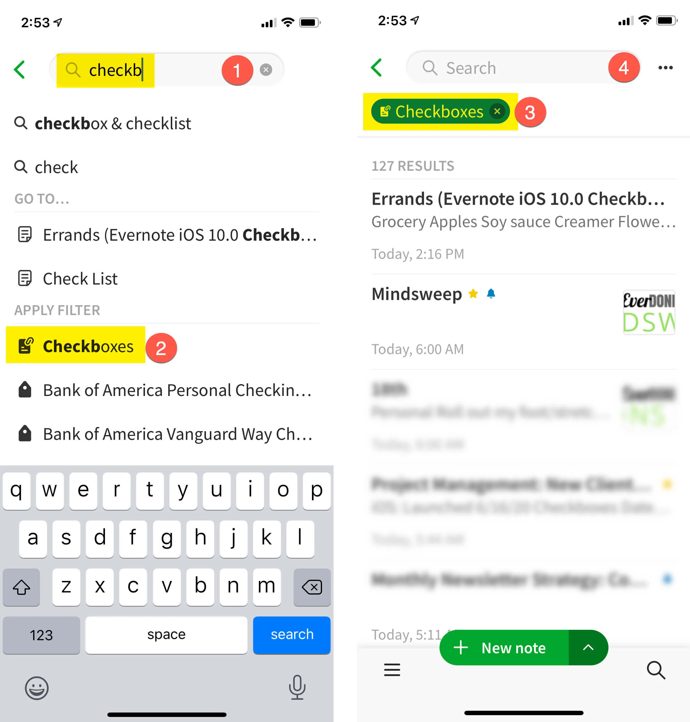[Video] Evernote Training: Checkboxes & Checklists (iOS v10)