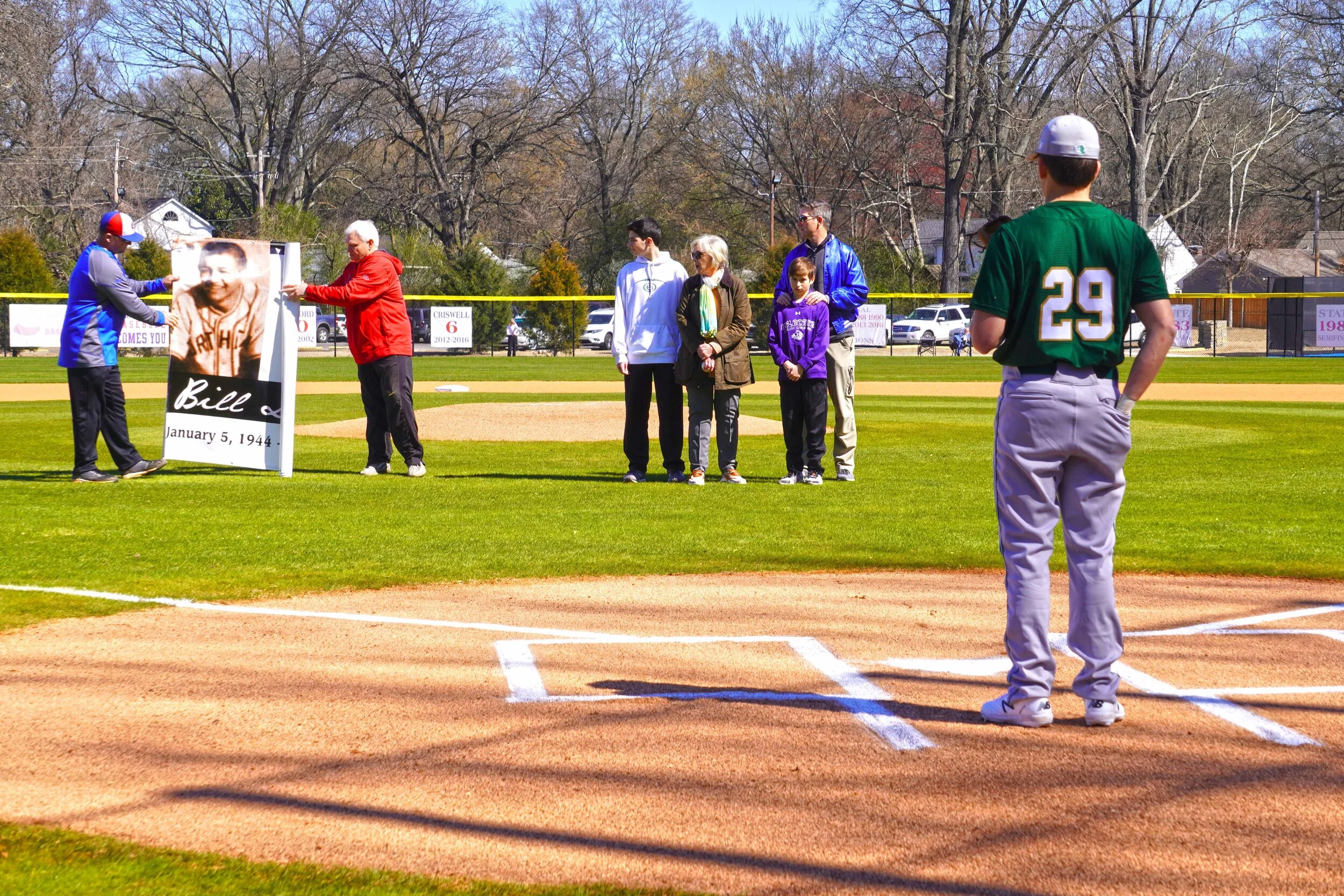 Harding Baseball Honors Long Time Supporter Bill Linder