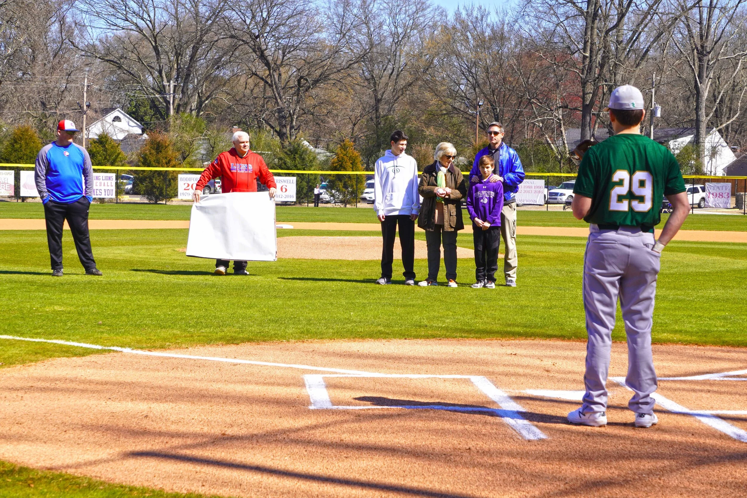 Harding Baseball Honors Long Time Supporter Bill Linder