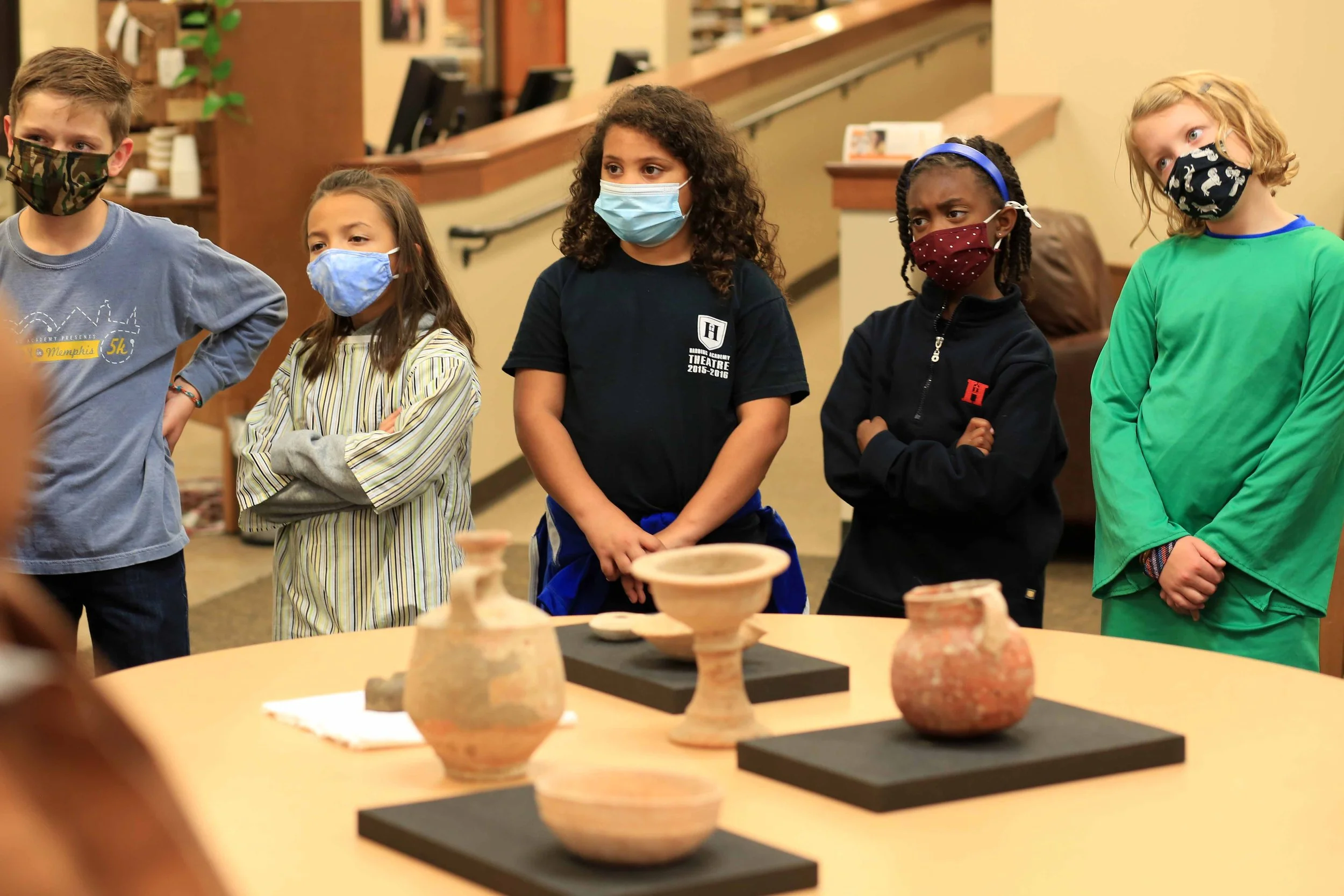 Third Grade Field Trip to the HST Library