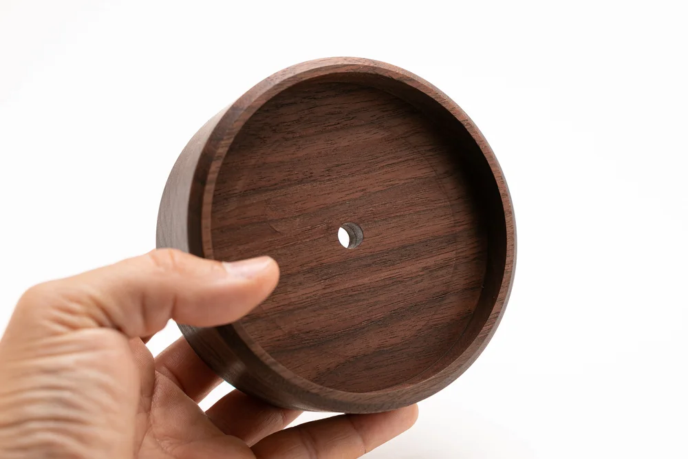 Desk Clock – Brass & Walnut — TAIT DESIGN CO.