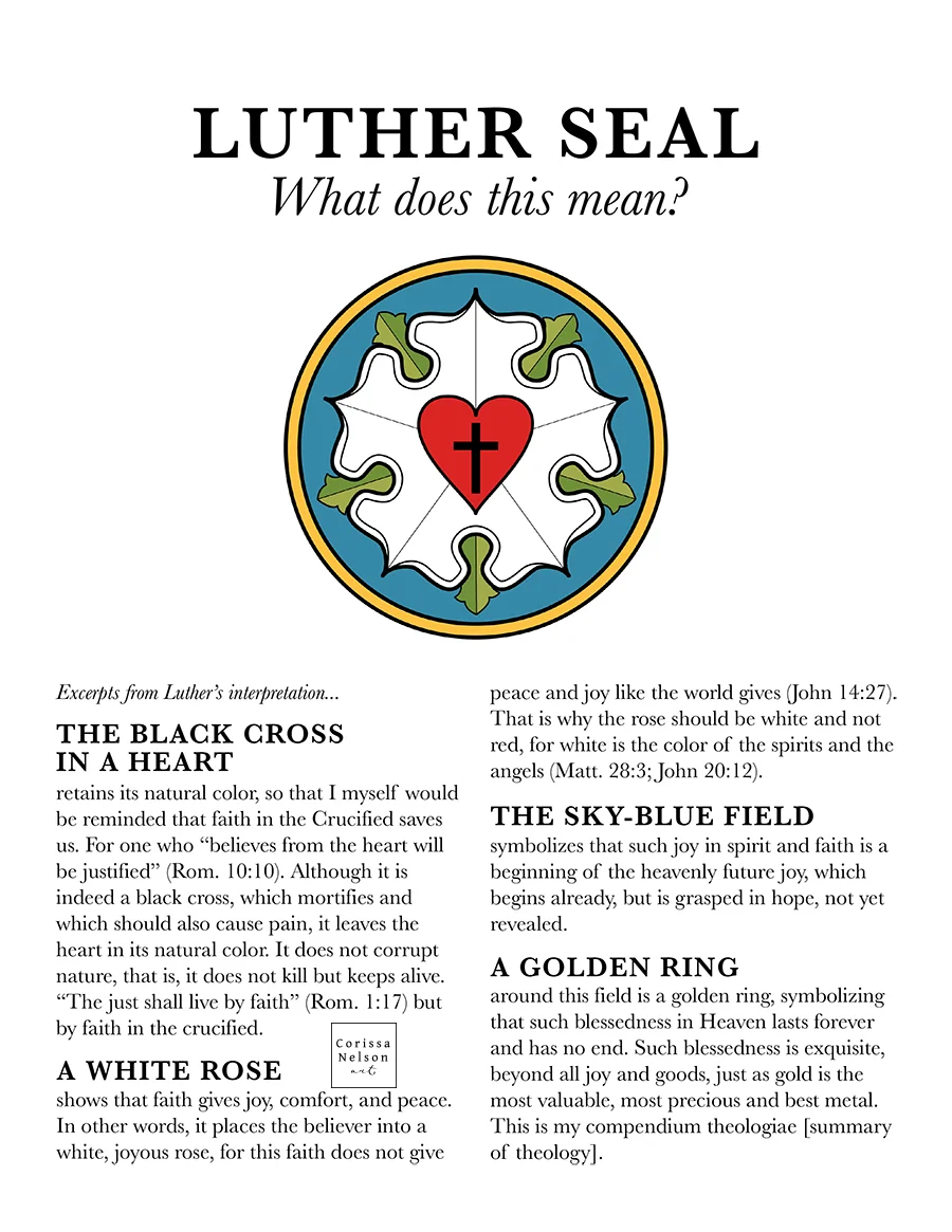 Reformation Luther Seal Worship Art Pack — Corissa Nelson