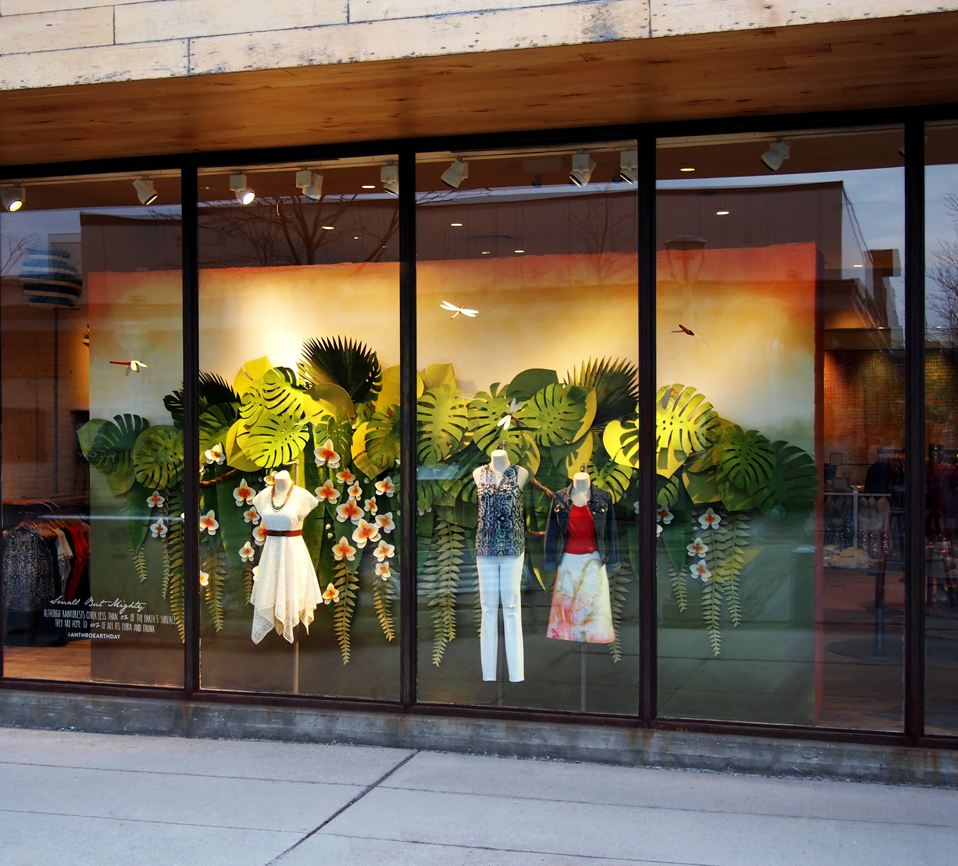 Anthropologie Window Displays Earth Day