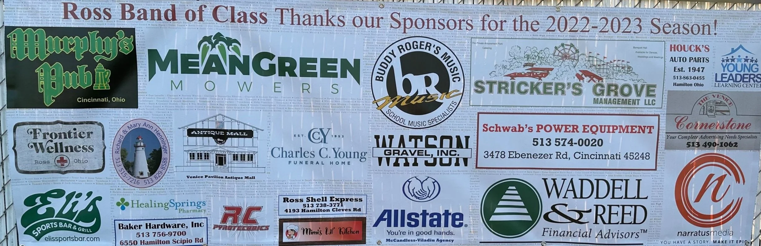 Calendar — Ross Band of Class