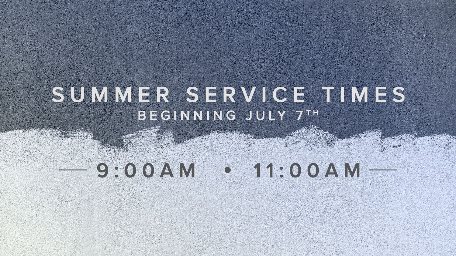 Worship Service Time