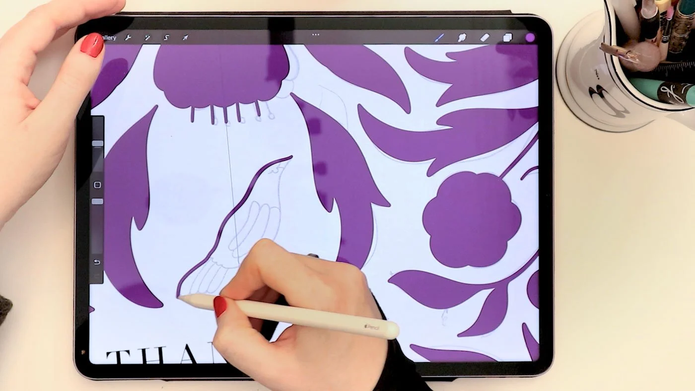 How to Draw Folk Art in Procreate | Molly Suber Thorpe
